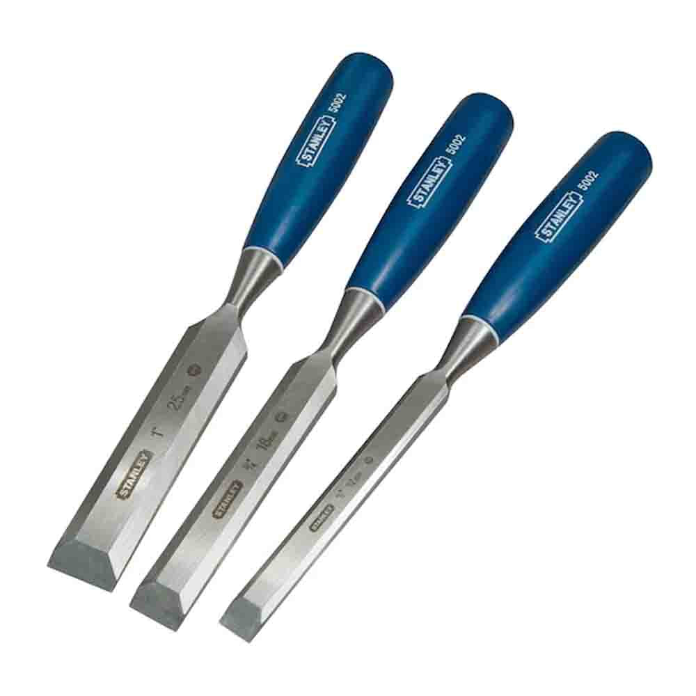 STANLEY® Wood Chisels Set 3pc (5002 Series)– ktools.pk