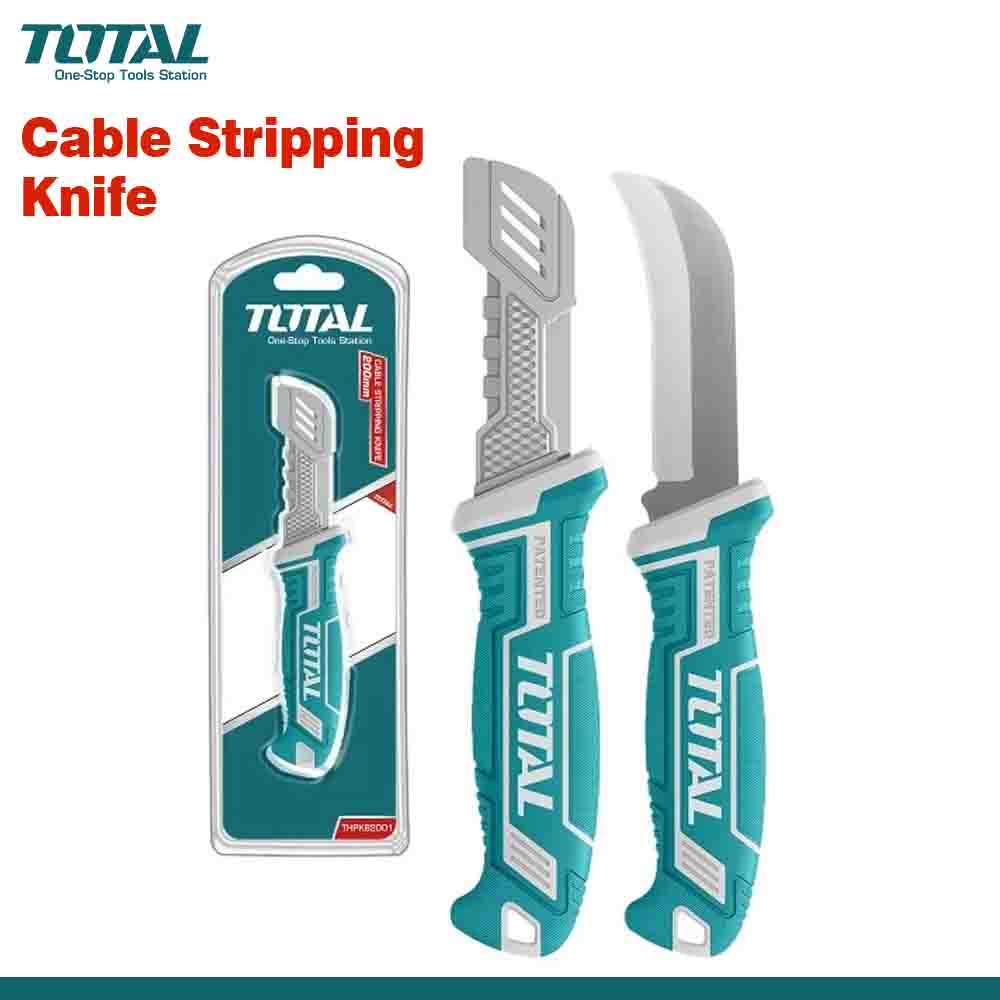 TOTAL Stainless Steel Curved Blade Knife– ktools.pk