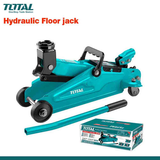 TOTAL Heavy-Duty Hydraulic Floor Jack (2-3 Ton) in Pakistan– ktools.pk