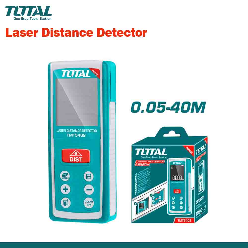 TOTAL Compact Digital Laser Distance Meter– ktools.pk