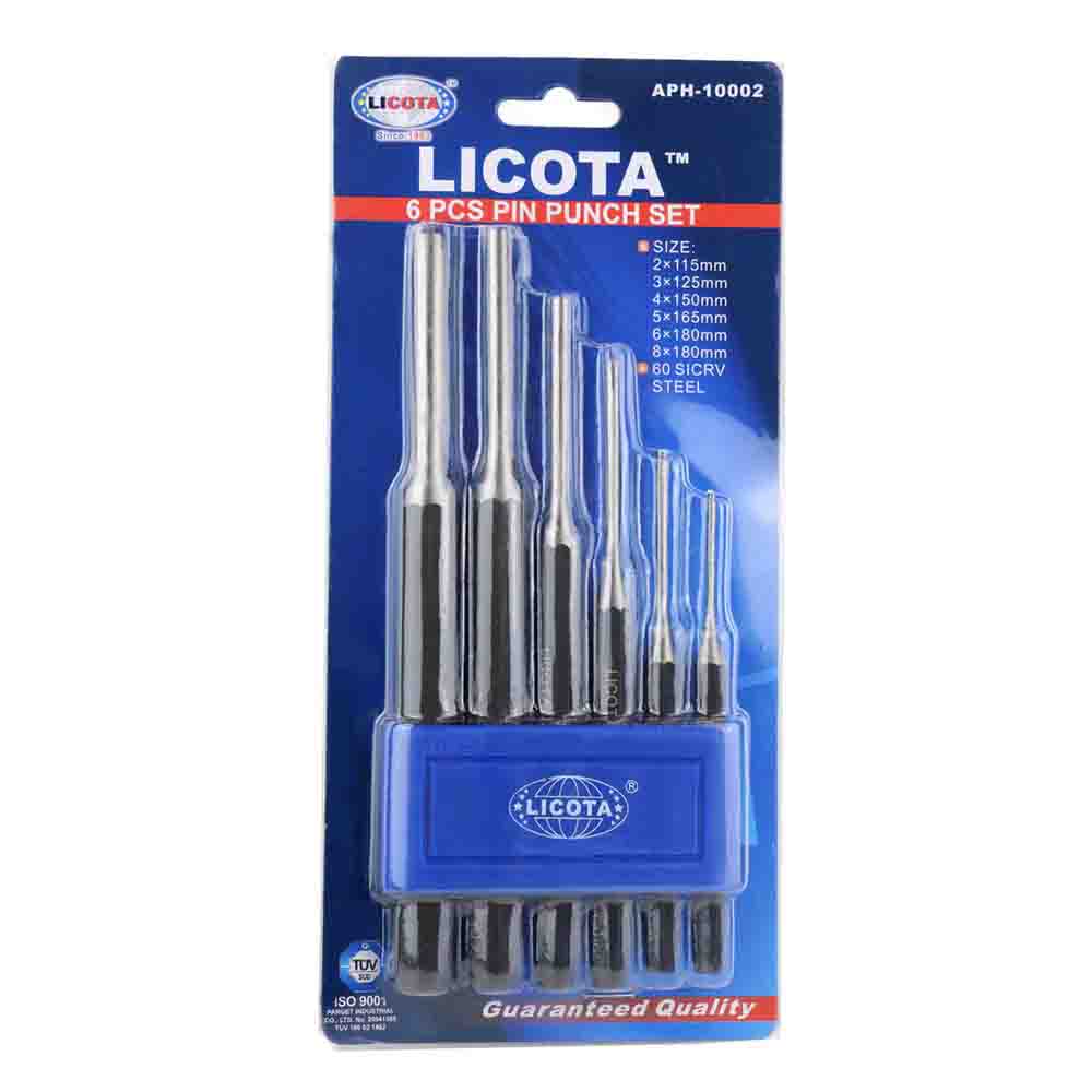 Licota 6-Pcs Pin Punch Set– ktools.pk