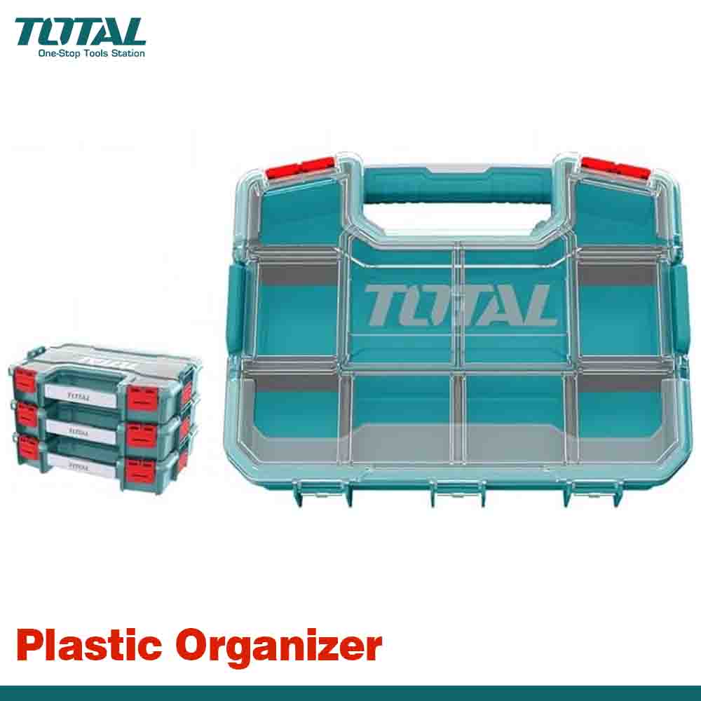 TOTAL Plastic Organizer with Removable Dividers– ktools.pk