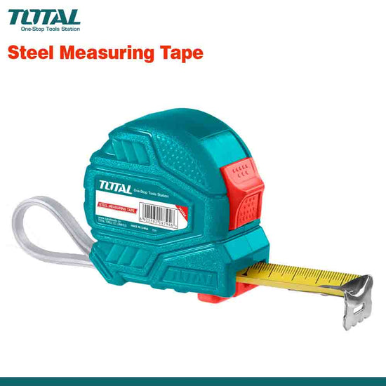TOTAL Steel Measuring Tape 5M x 19MM– ktools.pk