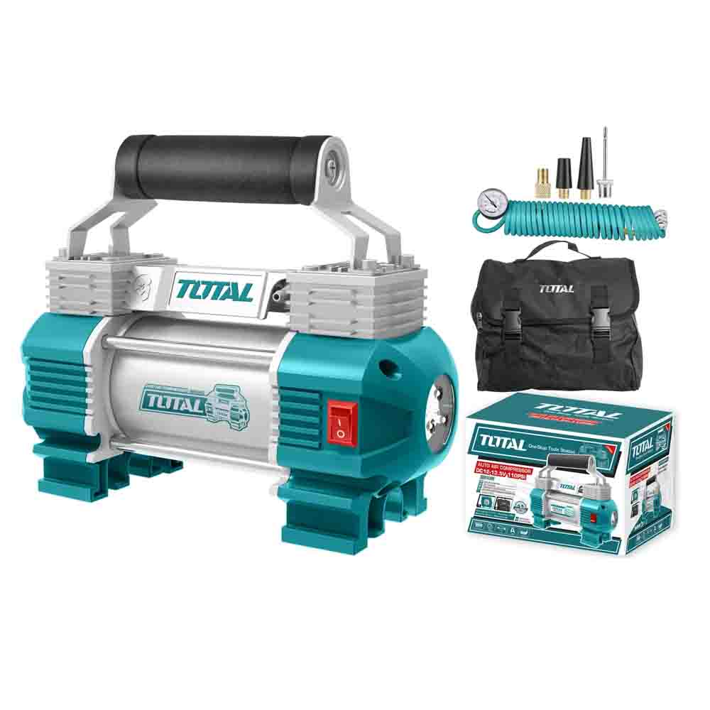 TOTAL Auto Air Compressor (8.2 BAR)– ktools.pk